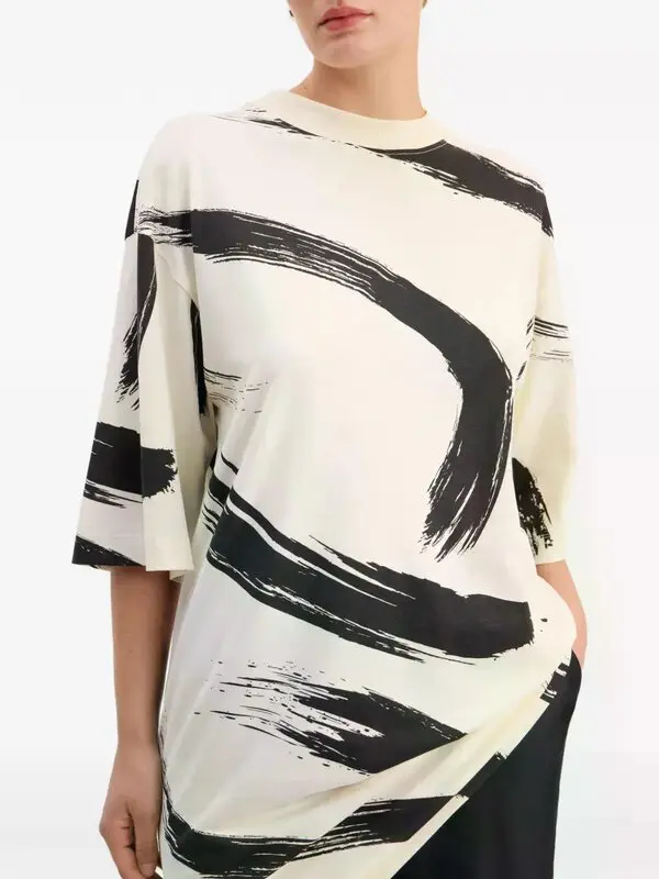 Loulou De Saison Abstract Print T-shirt
