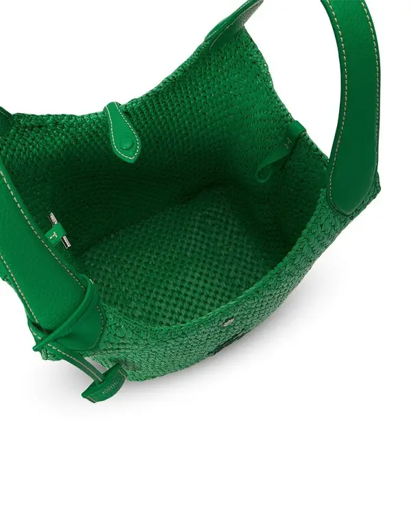 Polo Ralph Lauren Faux Raffia Tote Bag