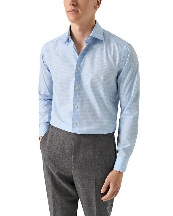 Eton Contemporary Fit Dress Shirt - Light Blue