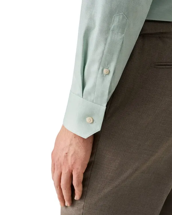 Eton Slim Fit Oxford Dress Shirt - Medium Green
