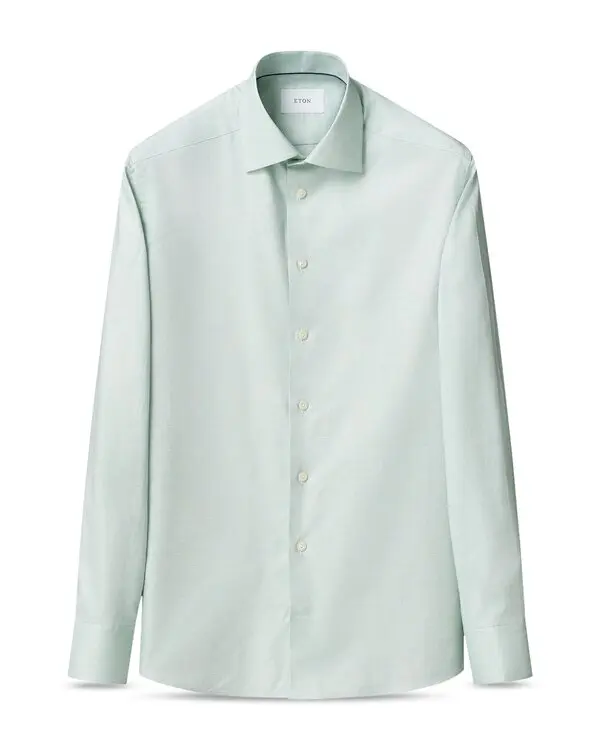 Eton Slim Fit Oxford Dress Shirt - Medium Green