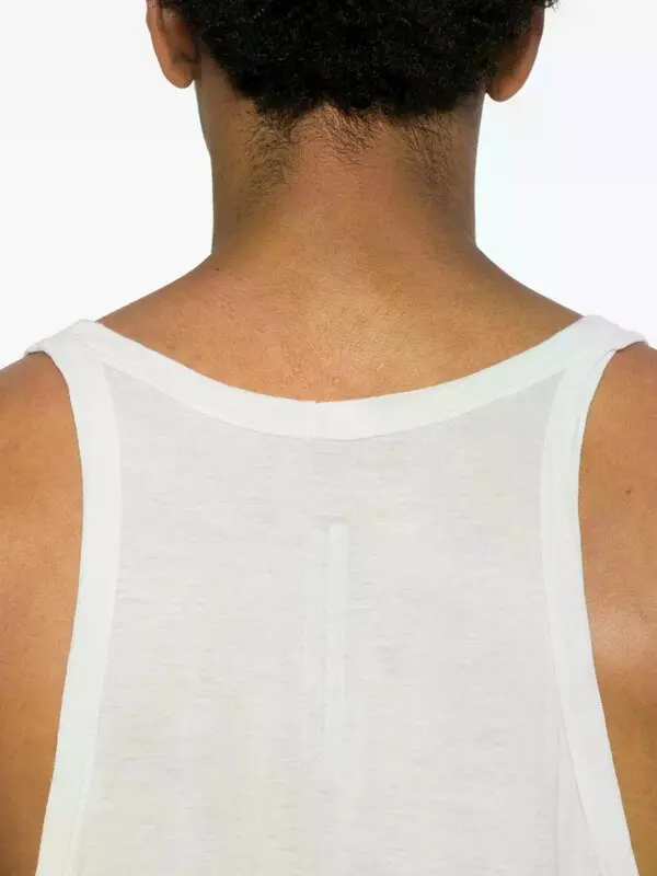 Rick Owens Scoop-neck Ribbed Vest