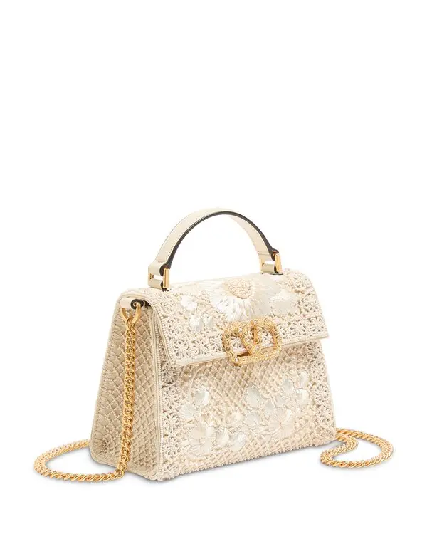 Valentino Garavani Vsling Mini Handbag - White/cream