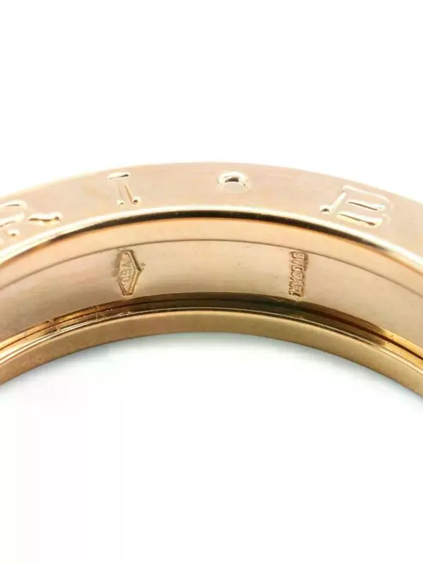 BVLGARI B.zero1 Ring In 18kt Rose Gold - Pink