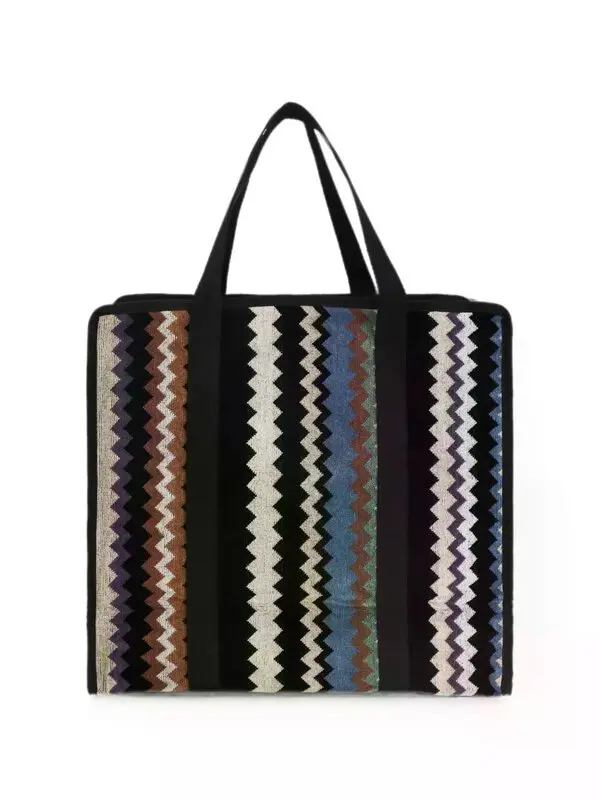 Missoni Zigzag-knit Tote Bag