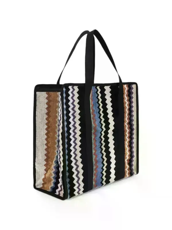 Missoni Zigzag-knit Tote Bag