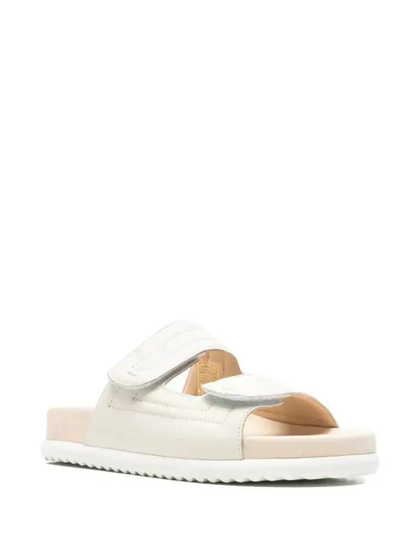 SERGIO MORETTI FIRENZE Quilted Touch-strap Sandals
