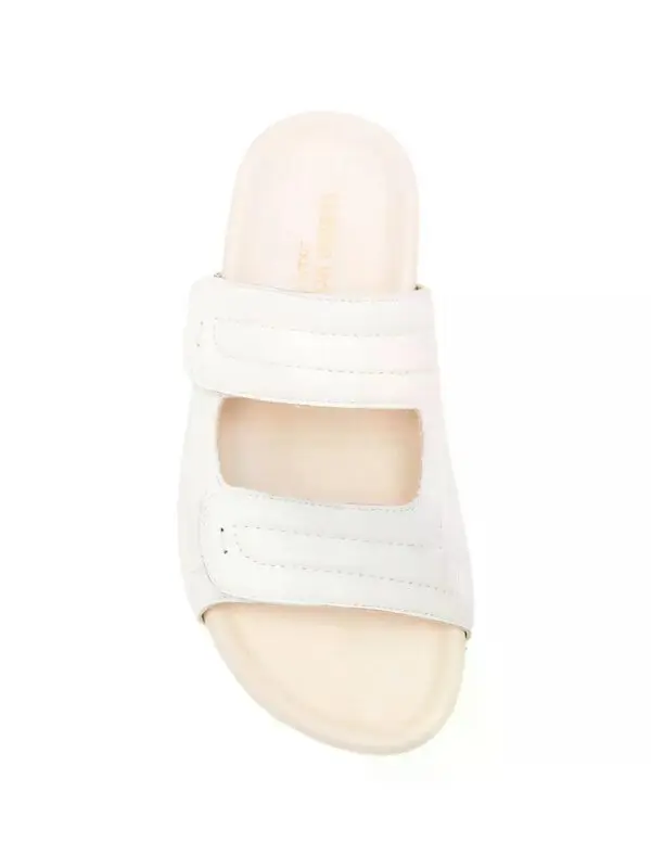 SERGIO MORETTI FIRENZE Quilted Touch-strap Sandals