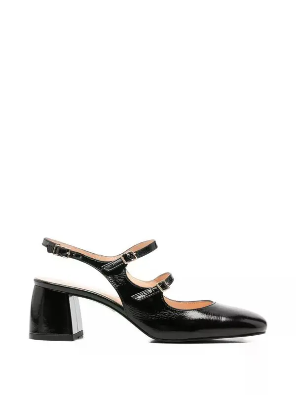 SERGIO MORETTI FIRENZE Triple-strap Slingback Pumps