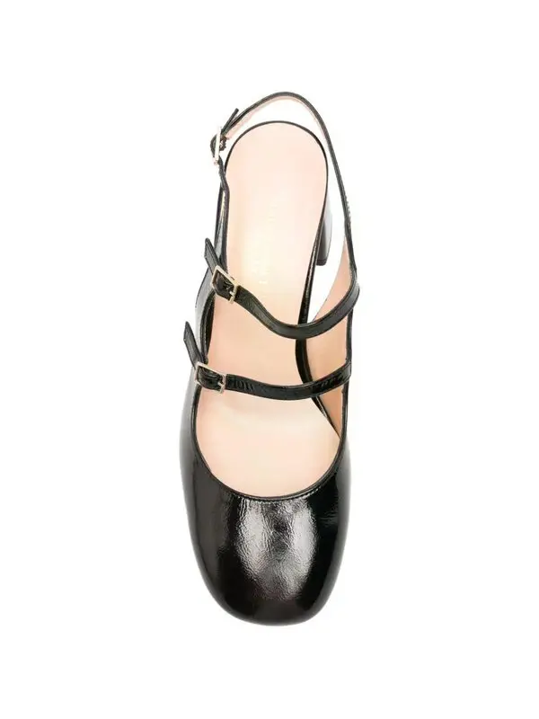 SERGIO MORETTI FIRENZE Triple-strap Slingback Pumps