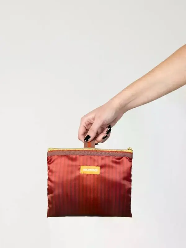MULTITUDES BAGS Angelina Y Bag Pleated Tote Bag