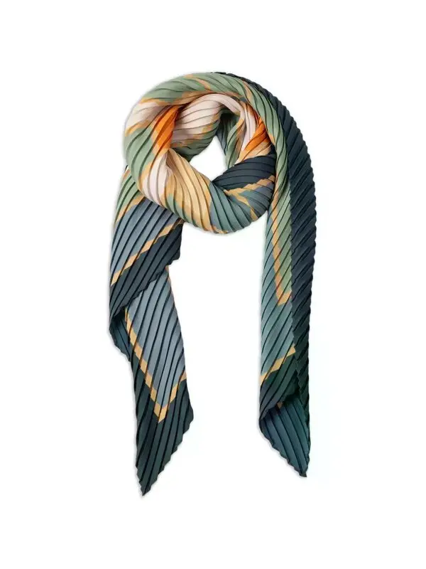 MULTITUDES BAGS Era Pleated Scarf - Blue