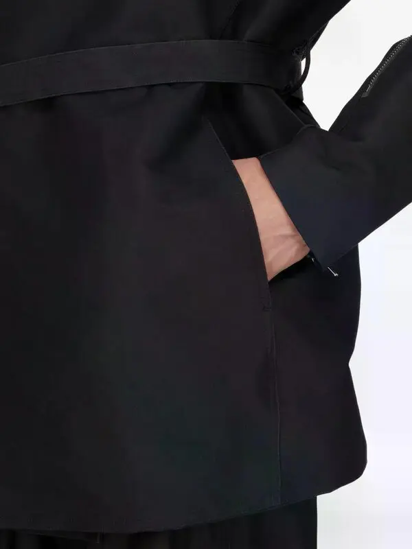 Rick Owens Dracucaban Funnel-neck Belted Jacket