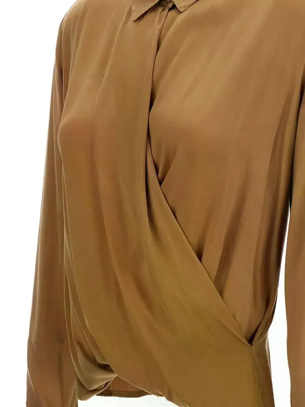 Q-WINS Wrap-style Long-sleeve Shirt