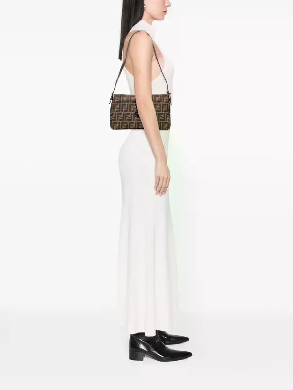 Fendi 20th Century Zucca Canvas Shoulder Bag