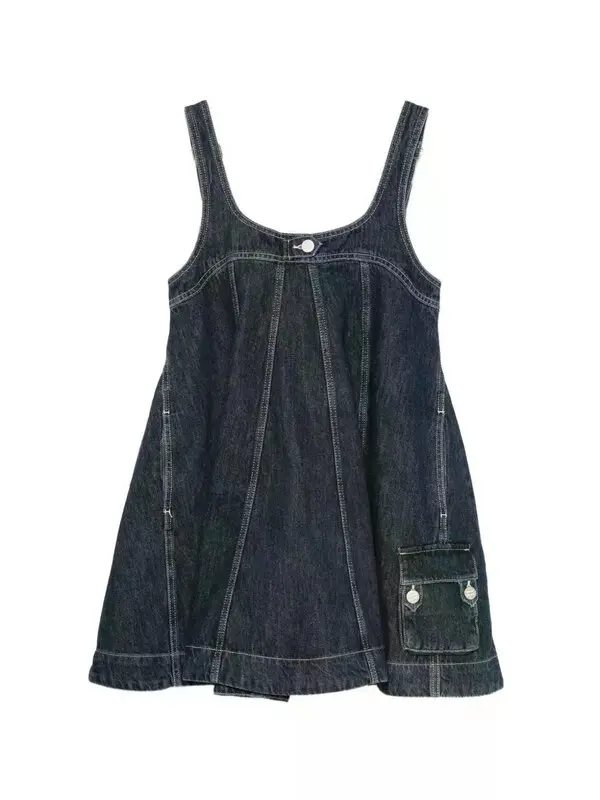 DAMSON MADDER Immy Panelled Dress - Blue
