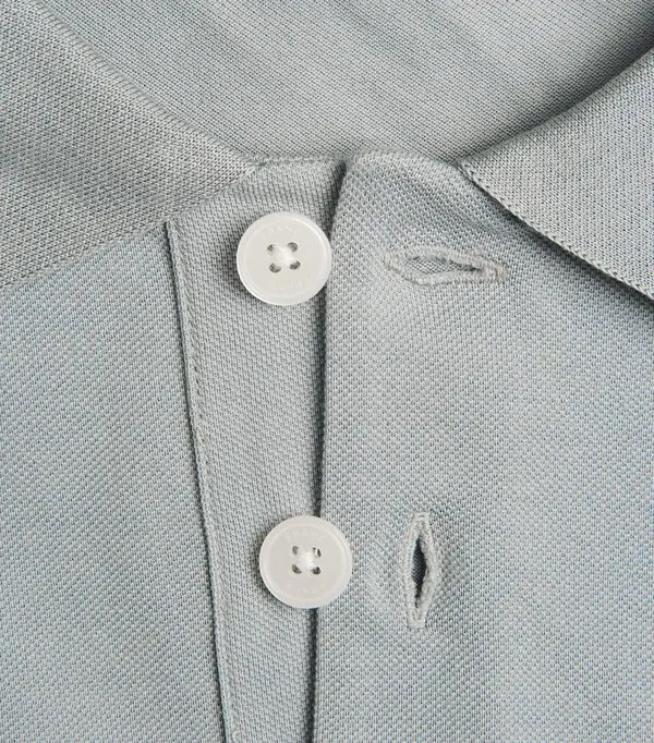 FRAME Cotton Piqué Polo Shirt