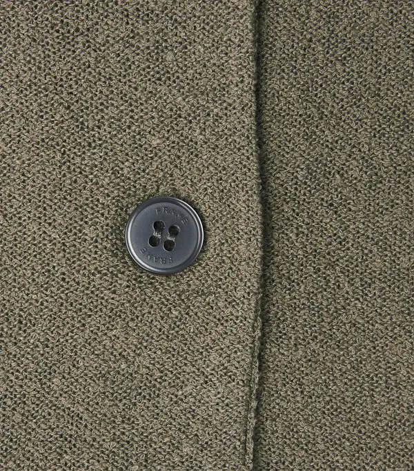 FRAME Silk-linen-blend Overshirt