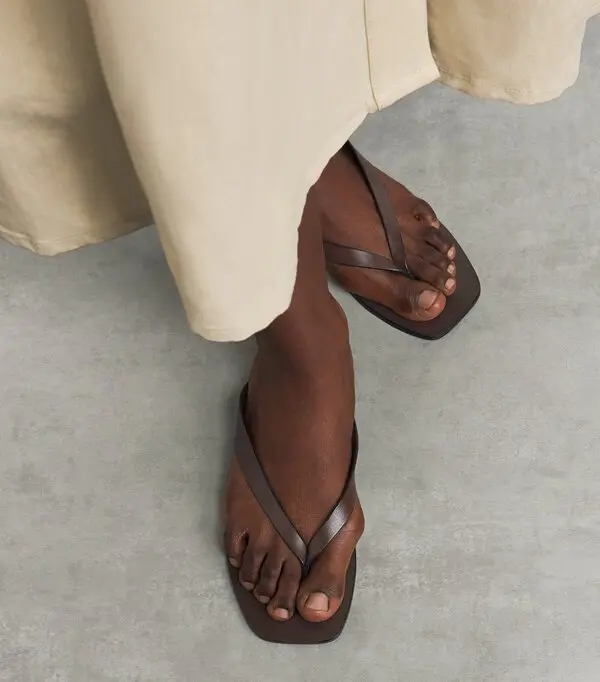 A.emery Leather Kinto Flip Flops