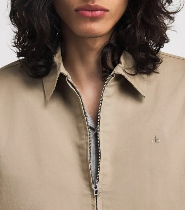 Rag & Bone Harrington Jacket In Stretch-cotton - Brown