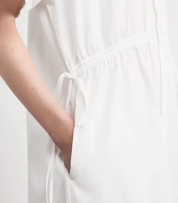 Polo Ralph Lauren Cotton Shirt Dress With Embroidered Pony - White