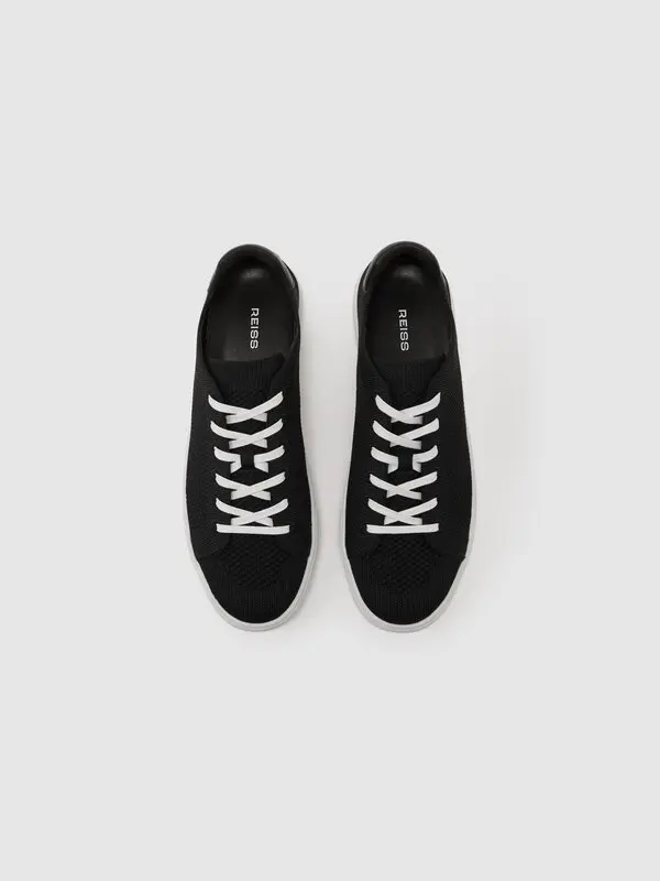 REISS Finley Knit Low-top Trainers