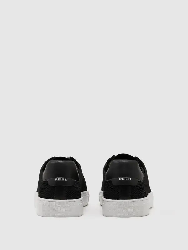 REISS Finley Knit Low-top Trainers