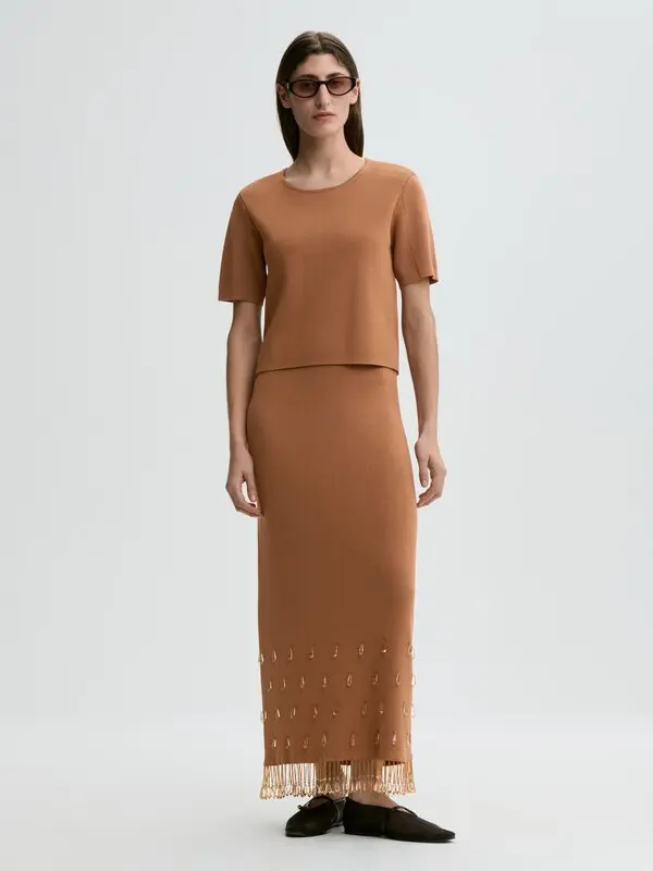 BY MALENE BIRGER Estilla Maxi Skirt With Beading