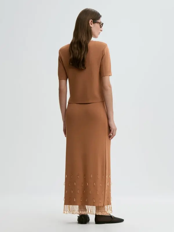 BY MALENE BIRGER Estilla Maxi Skirt With Beading