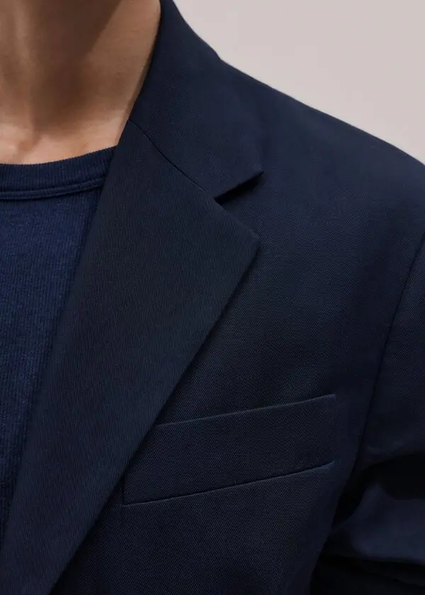 ME+EM Oversized Linen Blend Blazer