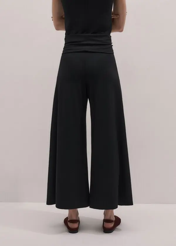ME+EM Cropped Super Wide Palazzo Pant