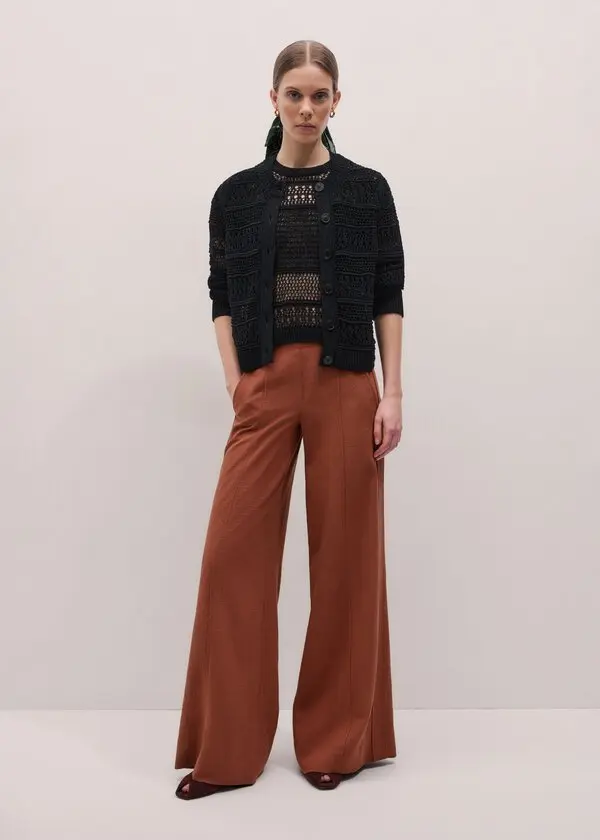 ME+EM Linear Knit Straight Baby Tee