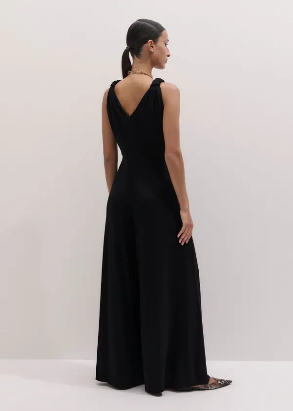 ME+EM Twist Strap Modal Jumpsuit With Belt