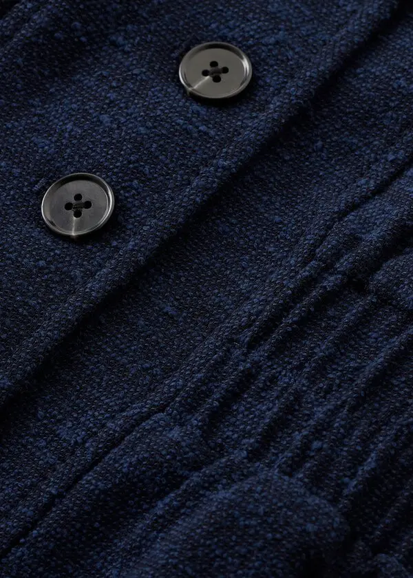 ME+EM Textured Fitted Waistcoat