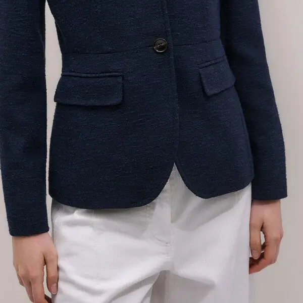 ME+EM Textured Bouclé Corset Jacket