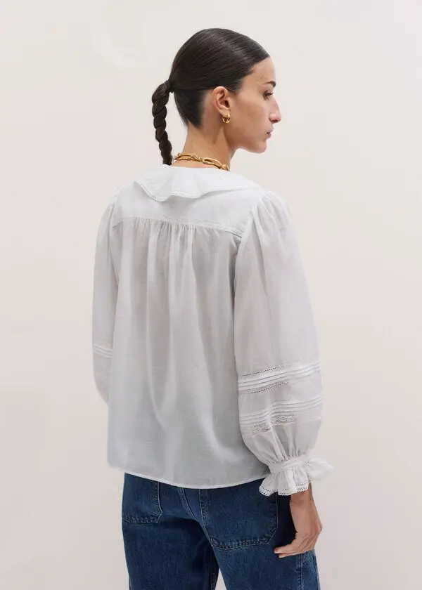 ME+EM Ruffle Blouse