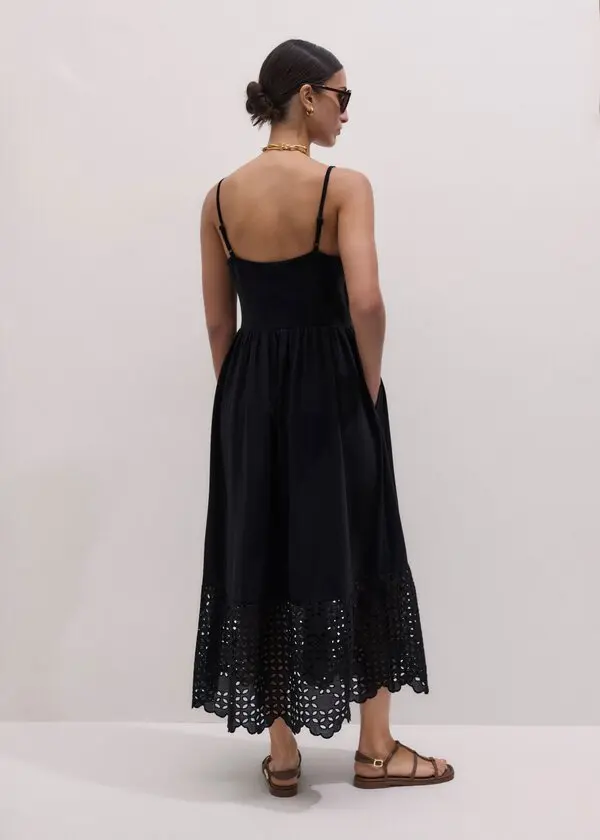 ME+EM Broderie Anglaise Maxi Dress