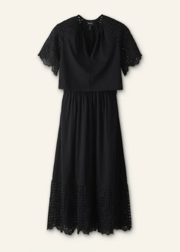 ME+EM Broderie Anglaise Maxi Dress