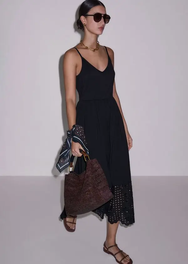 ME+EM Broderie Anglaise Maxi Dress