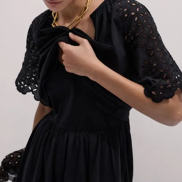 ME+EM Broderie Anglaise Maxi Dress