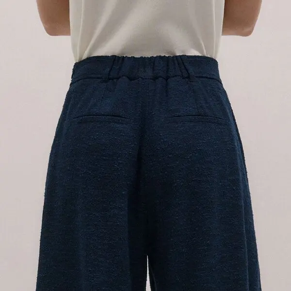 ME+EM Textured Pleat Front Superwide Culottes