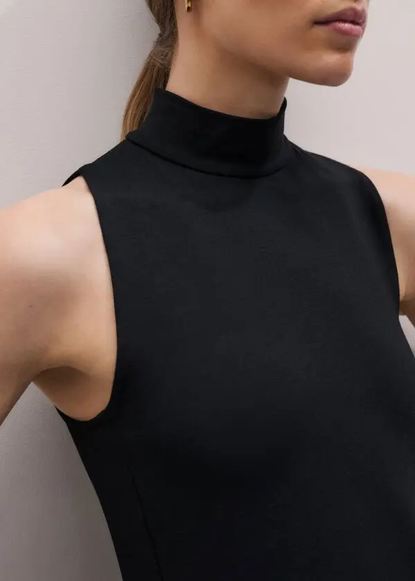 ME+EM High Neck Sleeveless Top
