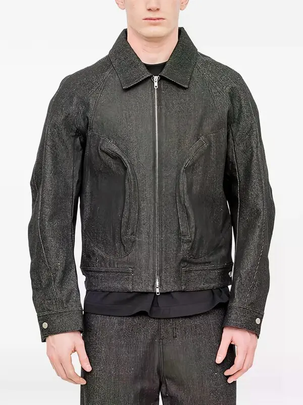 JOE CHIA Mono Track Jacket - Grey