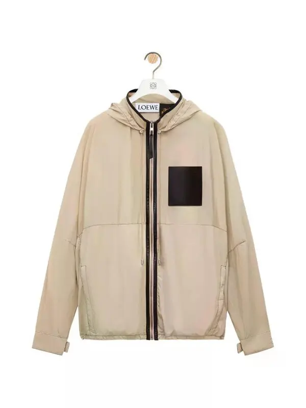 Loewe Technical Shell Zip-up Hooded Jacket - Neutrals