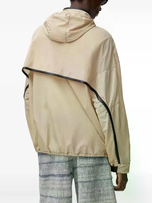 Loewe Technical Shell Zip-up Hooded Jacket - Neutrals