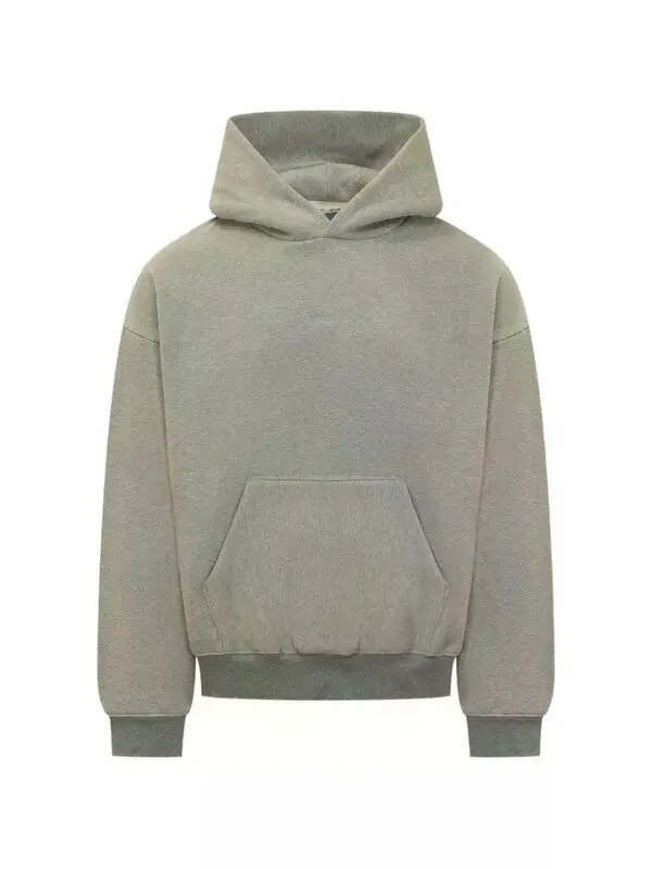 Fear Of God Essentials Logo-embroidered Cotton Hoodie - Grey