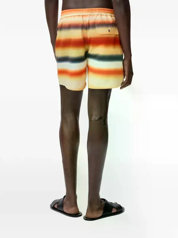 Loewe X Paula's Ibiza Striped Swim Shorts