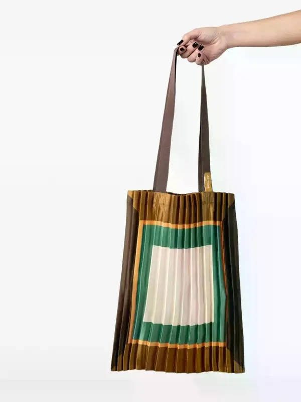 MULTITUDES BAGS Cefalù Pleated Tote Bag