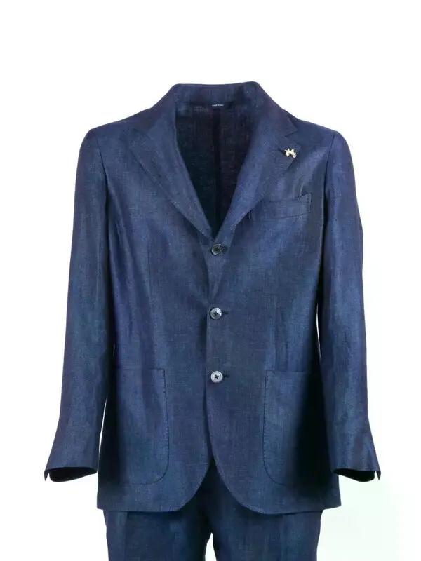 TOMBOLINI Zero Gravity Single-breasted Linen Suit