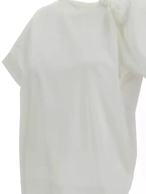 M.S.M. Pleated Detail Boxy T-shirt
